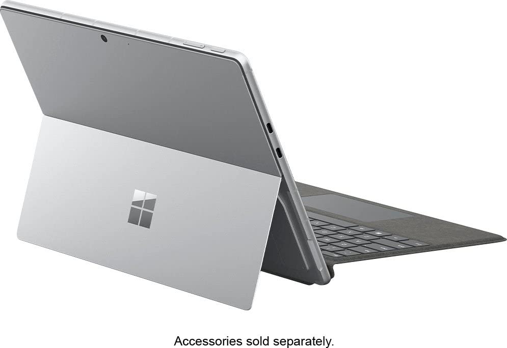 Microsoft Surface Pro 9, 13.3" Touchscreen 2-in-1 Tablet, 12th Gen Intel Core i7-1255U, Intel Iris Xe Graphics, 16GB DDR5 RAM, 512GB SSD, Windows 11h, Platinum, Device Only, with MTC Stylus Pen