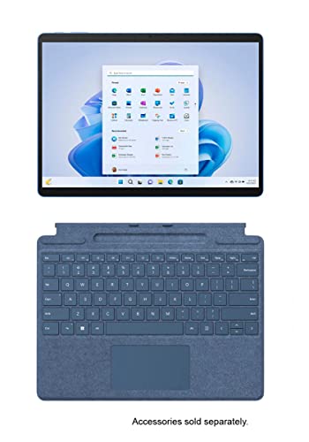 Microsoft Surface Pro 9, 13.3" Touchscreen 2-in-1 Tablet, 12th Gen Intel Core i7-1255U, Intel Iris Xe Graphics, 16GB DDR5 RAM, 512GB SSD, Windows 11h, Sapphire, Device Only, with MTC Stylus Pen