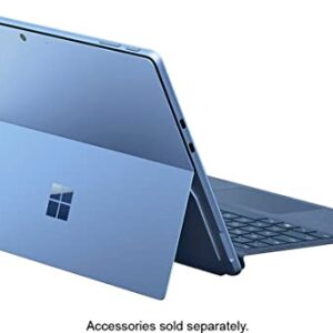 Microsoft Surface Pro 9, 13.3" Touchscreen 2-in-1 Tablet, 12th Gen Intel Core i7-1255U, Intel Iris Xe Graphics, 16GB DDR5 RAM, 512GB SSD, Windows 11h, Sapphire, Device Only, with MTC Stylus Pen