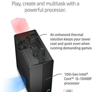 HP Newest Pavilion TG01 Gaming Desktop PC, Intel 6-Core i5-10400F Upto 4.3GHz, 8GB RAM, 1TB PCIe SSD, NVIDIA GeForce RTX 3060 12GB GDDR6, WiFi, Windows 11 Pro + Keyboard & Mouse, HDMI Cable