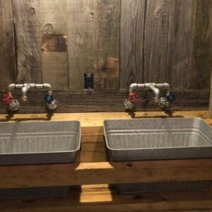 Rectangle Rustic Sink Galvanized Farmhouse Tub & (Rectangle) No Faucet