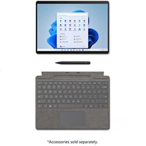 Microsoft Surface Pro X DU8-00001 13" SQ1 8GB/128GB Touch Tablet Computer, Platinum