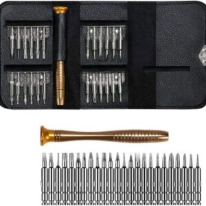 25 in 1 Mini Screwdriver Set Hand Tool Repair Kit Portable Multi-Function Screwdriver for Eyeglasses Laptop Watch NEW