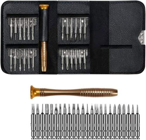 25 in 1 Mini Screwdriver Set Hand Tool Repair Kit Portable Multi-Function Screwdriver for Eyeglasses Laptop Watch NEW