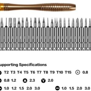 25 in 1 Mini Screwdriver Set Hand Tool Repair Kit Portable Multi-Function Screwdriver for Eyeglasses Laptop Watch NEW