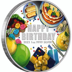 2023 P HAPPY BIRTHDAY 1 oz silver coin $1 Seller Proof