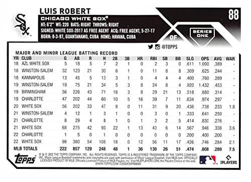 2023 Topps Series 1#88 Luis Robert