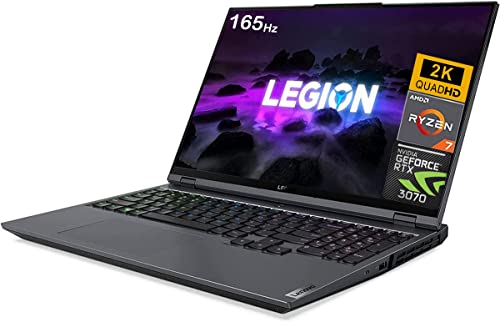 Lenovo Legion 5 Pro Gaming Laptop 2023 Newest, 16" 165Hz QHD Display, NVIDIA GeForce RTX 3070, AMD Ryzen 7 5800H Processor, 32GB RAM, 2TB SSD, Backlit Keyboard, Windows 11 Home,