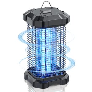 jawlark bug zapper outdoor, 4200v electric mosquito zapper indoor, insect fly zapper waterproof with 5ft power cord, mosquito killer for home, patio, kitchen, backyard, camping, plug-in