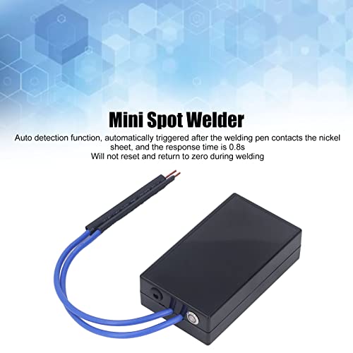 Portable Spot Welder, 6 Gears Adjustable Spot Welder Machine Mini Small Battery Spot Welder with Light Indicator, Handheld DIY Spot Welder Mini Spot Weld Machine for Repair