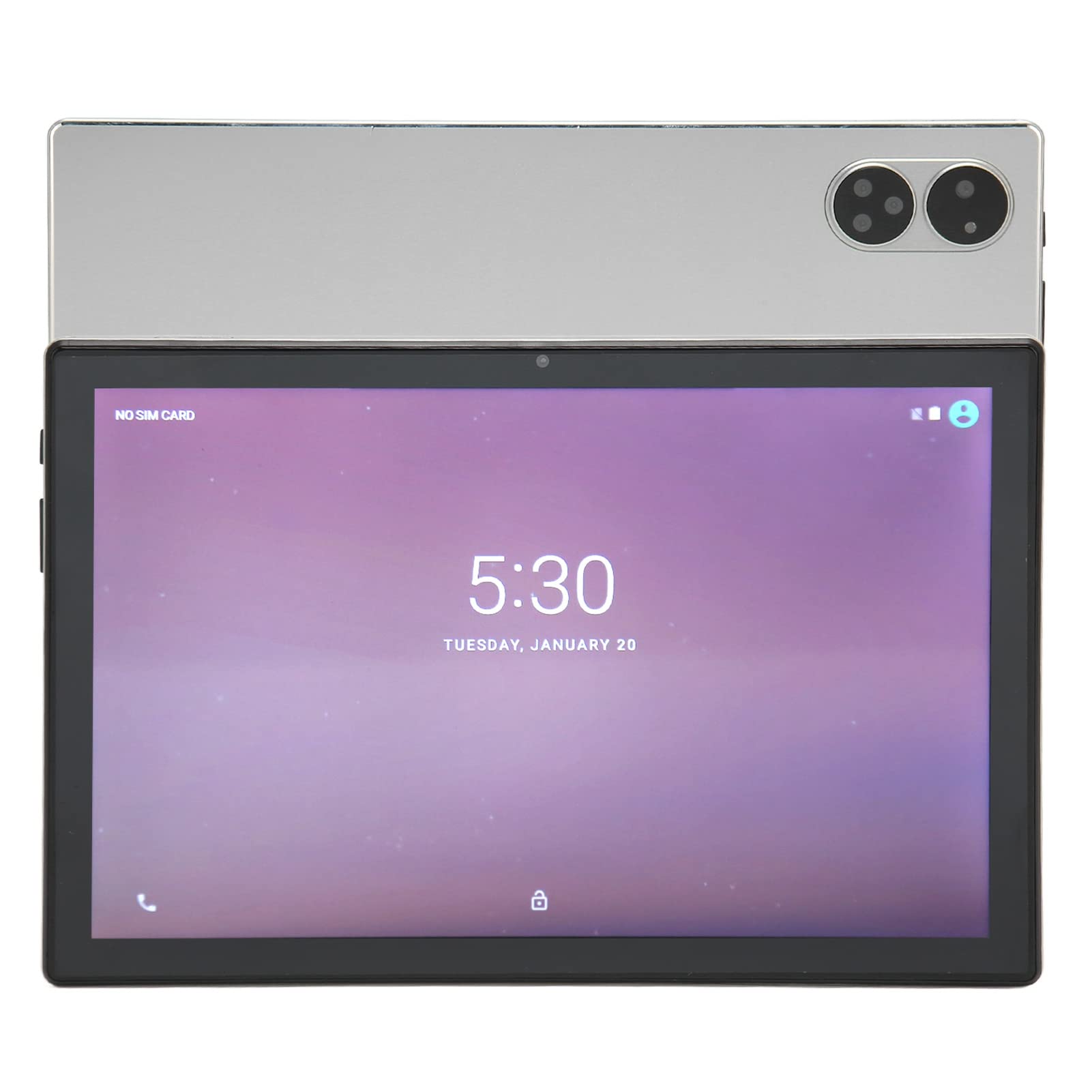 ciciglow 10 Inch Tablet, 1960x1080 IPS 4G Calling Tablet, 6GB RAM 256GB ROM, 5MP+13MP Camera, 8 Core CPU, for Android 11, 7000mAh, 5GWIFI, GPS, Bluetooth (Gray)