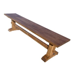 Special Walnut Trestle Bench