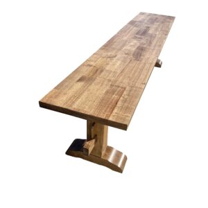 Special Walnut Trestle Bench