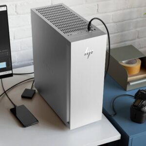 HP Envy TE02 Gaming Desktop Computer - 12th Gen Intel Core i7-12700K 12-Core up to 5.00 GHz Processor, 32GB DDR4 RAM, 256GB NVMe SSD + 1TB HDD, GeForce RTX 3070 8GB GDDR6 Graphics, Windows 11 Home