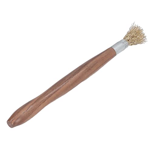 Bonsai Tool, Ergonomic Design Wearable Bonsai Steel Brush Professional Wood Handle Safe for Lawn for Garden