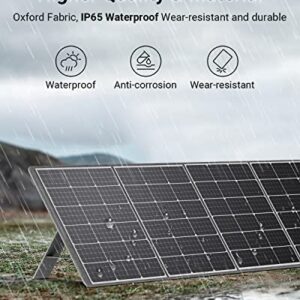 AFERIY Protable Solar Panels 200 Watt for Solar Generator with Kickstand, Foldable Mono Cell Solar Charger with USB DC Outputs for Phones Camera, (AF-S200)