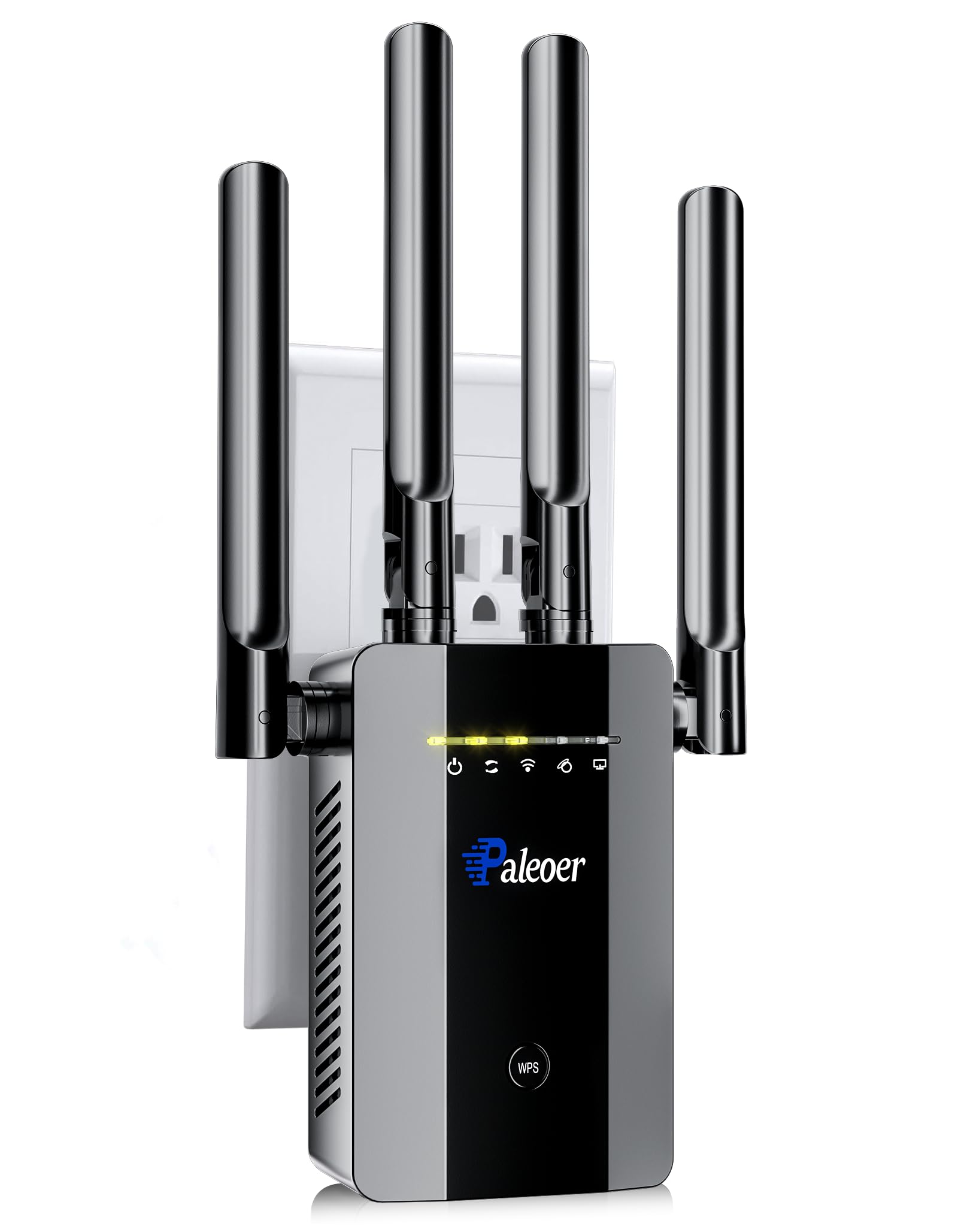 2024 Fastest WiFi Extender Signal Booster The Longest Range up to 9995sq.ft, Internet Superboost Booster for Home, Wireless Internet Repeater and Signal Amplifier, 4X Faster Access Point,1-Tap Setup