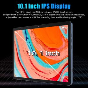 10.1in Tablet Android 11 Tablet, 4G LTE Calling Tablet, Octa Core Processor, 12GB RAM 256GB ROM, IPS HD Touch Screen, 2.4/5G WiFi, BT5.0, 20MP Camera, 8000mAh Battery