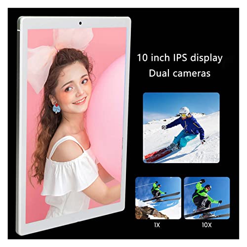 Rosvola Tablet PC, 10 Inch Tablet 100‑240 V for Android10 for Students (US Plug)