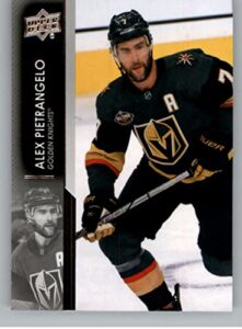 hockey trading card nhl 2021-22 upper deck #432 alex pietrangelo nm near mint