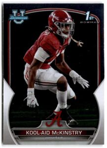 2022 bowman chrome university #14 kool-aid mckinstry alabama crimson tide football