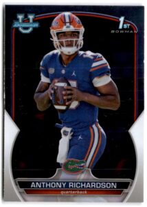 2022 bowman chrome university #65 anthony richardson florida gators football