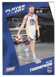 klay thompson 2021-22 panini player of the day #15 nm++ warriors basketball nba