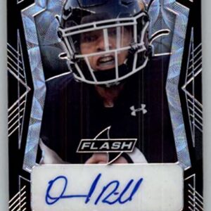 2022 Leaf Flash Portrait Autograph Kaleidoscope Black #PA-DR1 Desmond Ridder RC Rookie AUTO Autograph 6/7 Cincinnati Bea Football Trading Card