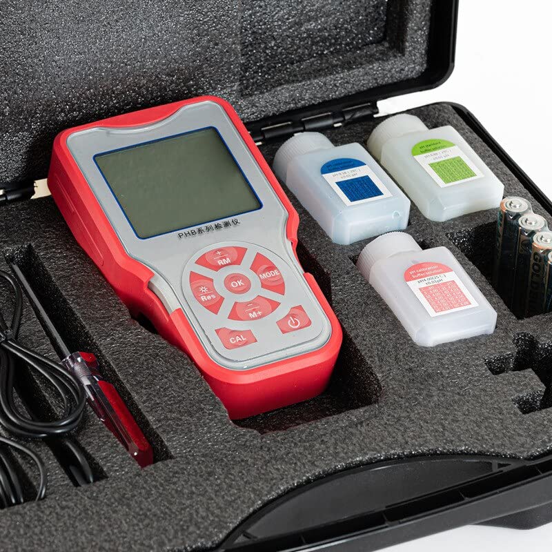 pH Meter with LED Display pH Measurement (-2-19.99) pH, 1999mV-1999mV (0.01pH)