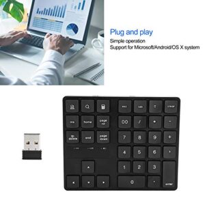 Yinuoday Mini Numeric Keypad 35 Keys 2. 4G Wireless Ultra Slim Portable Keyboard Computer Supplies or Laptop, Desktop, PC, Notebook