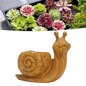 small snail succulent flower pots mini plant containers cute resin snail animal shaped flower pot succulent planter vintage cactus plant pot for bonsai cactus home office desktop ornaments