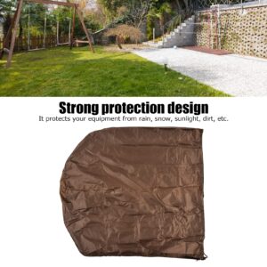 Natudeco Patio Heater Covers Outdoor Garden Fire Sense Patio Heater 190D Waterproof Propane Heater Covers Protector for Standing Heater Courtyard Terrace(Coffee)