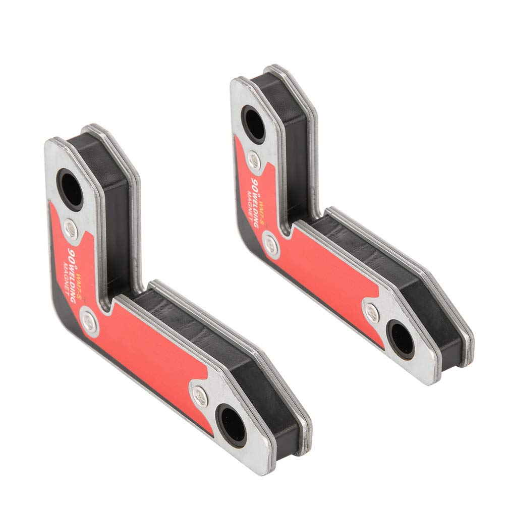 Ozgkee Welding Magnet, Welding Magnets 2Pcs Inside/Outside Magnet Welding Clamp Magnetic Holder Fixer Welder Tool 30/60/90 Degree Welding Tools