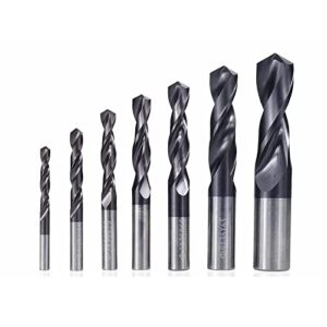 ALEYHA VAPO Coated Gun Drill Bit for CNC Lathe Machine Hole Cutter Twist Drill Metal Drill Tools,1.0mm