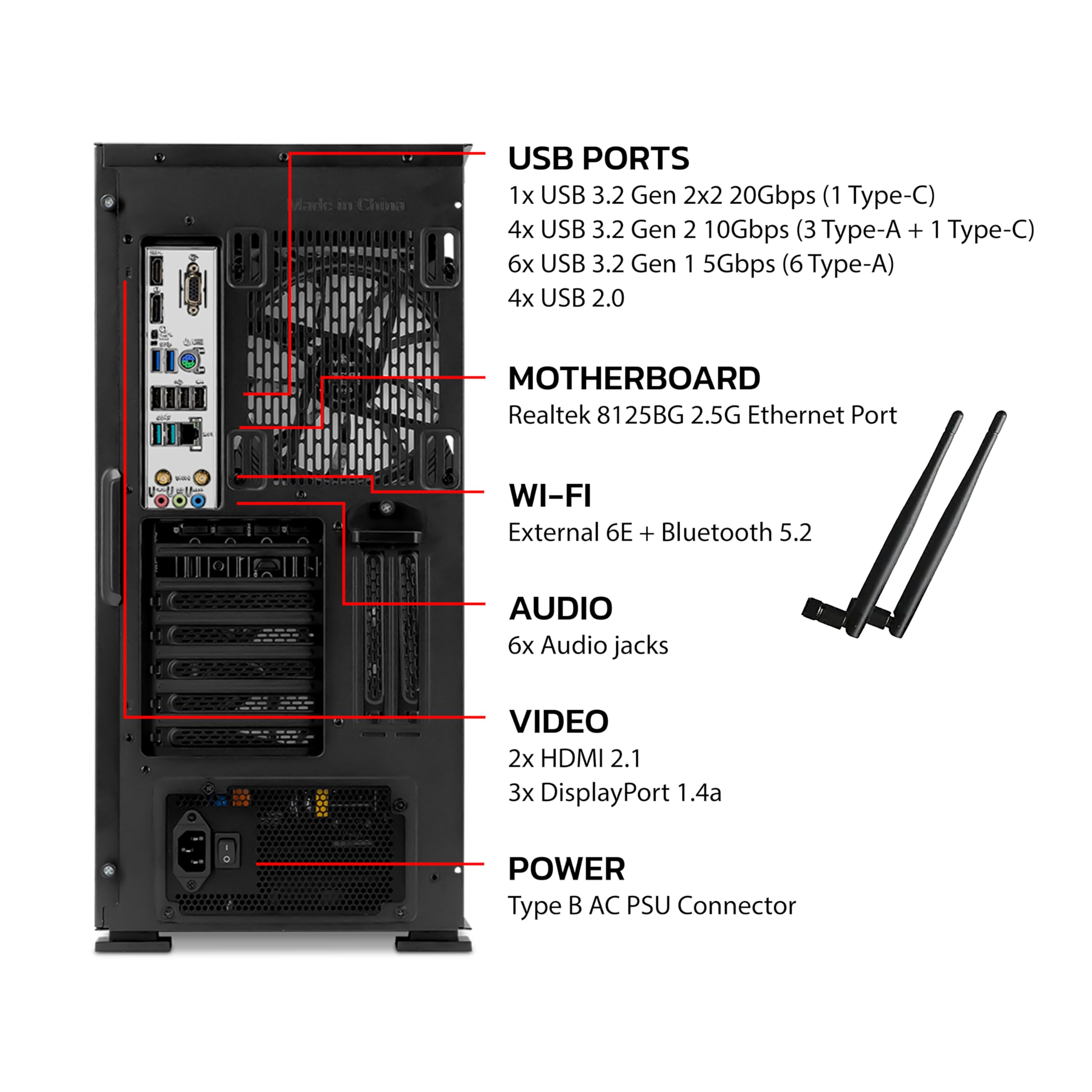 YEYIAN ODACHI Gaming Desktop Computer, AMD Ryzen 9 7900X3D, AMD RX7900 XTX, 32GB DDR5 6000MHz RAM, 1TB NVMe SSD, Liquid Cooler VR Ready Gaming PC, 850W PSU, USB-C 3.2, WiFi, Win 11 Home