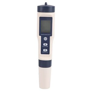 ph meter digital,boxwizard ph meter 5 in 1 portable digital ph salinity temp tds ec meter multifunctional water quality tester detector tds meter