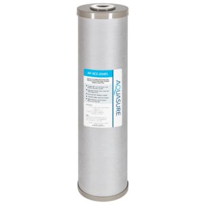 aquasure fortitude v2 series | sediment/carbon/zinc bacteria inhibiting triple purpose replacement filter - large