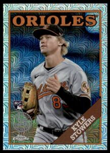 2023 topps series one silver packs mojo refractor #t88c-37 kyle stowers nm-mt rc rookie baltimore orioles baseball trading card mlb