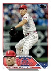 noah syndergaard 2023 topps #145 nm+-mt+ mlb baseball phillies