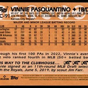 2023 Topps Series One Silver Packs Mojo Refractor #T88C-91 Vinnie Pasquantino NM-MT RC Rookie Kansas City Royals Baseball Trading Card MLB