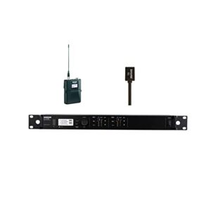 shure ulxd14d/wl93 omnidirectional lavalier wireless microphone system, v50 174-216 mhz