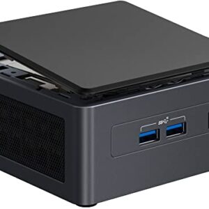 Intel NUC 11 Pro NUC11TNHi5 Home & Business Mini Desktop i5-1135G7 4-Core, 32GB RAM, 512GB PCIe SSD, Iris Xe, WiFi, Bluetooth, HDMI, USB 3.2, Black, Win 11 Home