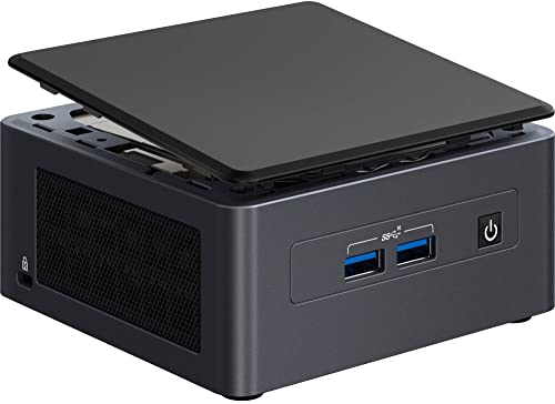 Intel NUC 11 Pro NUC11TNHi5 Home & Business Mini Desktop i5-1135G7 4-Core, 32GB RAM, 512GB PCIe SSD, Iris Xe, WiFi, Bluetooth, HDMI, USB 3.2, Black, Win 11 Home