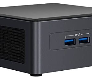 Intel NUC 11 Pro NUC11TNHi5 Home & Business Mini Desktop i5-1135G7 4-Core, 32GB RAM, 512GB PCIe SSD, Iris Xe, WiFi, Bluetooth, HDMI, USB 3.2, Black, Win 11 Home