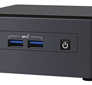 Intel NUC 11 Pro NUC11TNHi5 Home & Business Mini Desktop i5-1135G7 4-Core, 32GB RAM, 512GB PCIe SSD, Iris Xe, WiFi, Bluetooth, HDMI, USB 3.2, Black, Win 11 Home