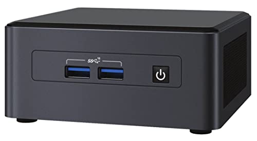 Intel NUC 11 Pro NUC11TNHi5 Home & Business Mini Desktop i5-1135G7 4-Core, 32GB RAM, 512GB PCIe SSD, Iris Xe, WiFi, Bluetooth, HDMI, USB 3.2, Black, Win 11 Home