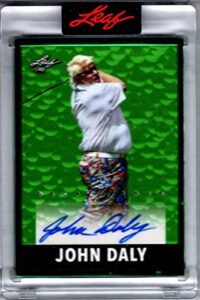 2022 leaf decadence autograph #48l-jd1 john daly auto 1/4 golf trading card