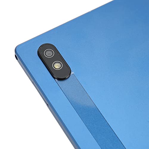 Office Tablet, 4G Network Blue Dual Camera 2 Card Slots 10 Inch Tablet 6GB RAM 256GB ROM for School (U.S. regulations)