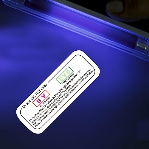 iplusmile UVC Test Strips 12pcs Indoor UVC-UVA Light Identifiers - UVC-UVA Indicator Cards for Home