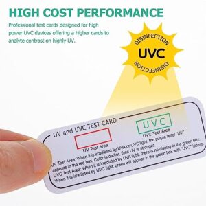 iplusmile UVC Test Strips 12pcs Indoor UVC-UVA Light Identifiers - UVC-UVA Indicator Cards for Home